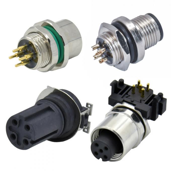 Κυκλική επιτροπή συνδετήρων καρφιτσών M12 5 που τοποθετεί τον αρσενικό ...