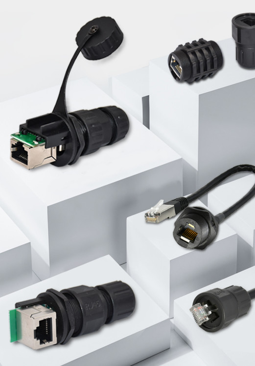 Ο άνδρα-γυναίκας αδιάβροχος συνδετήρας Rj45 κατ' ευθείαν/η επιτροπή ...